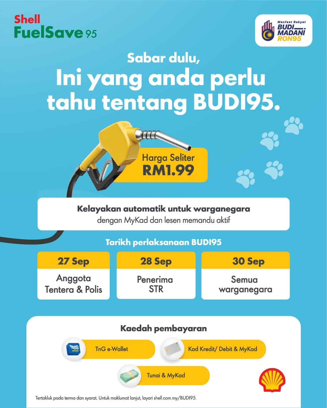 Budi95 Shell - How to fill the Ron95 essence in Shell ...